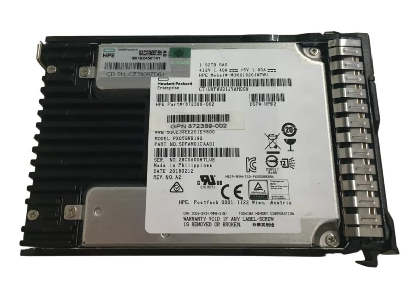 Жесткий диск HP 872392-B21 1,92Tb SAS 2,5" SSD
