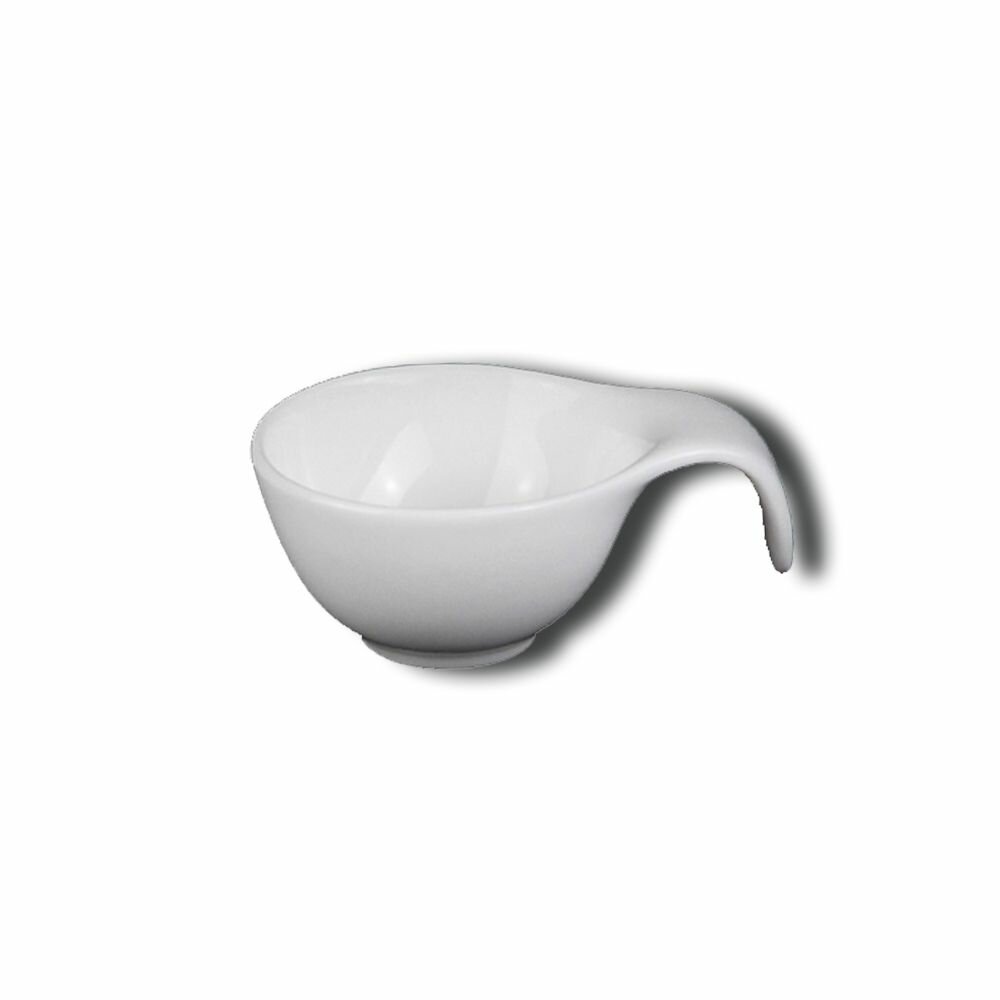 Соусник фарфоровый "S&S classic" "Japanese" 50мл d-8см с ручкой