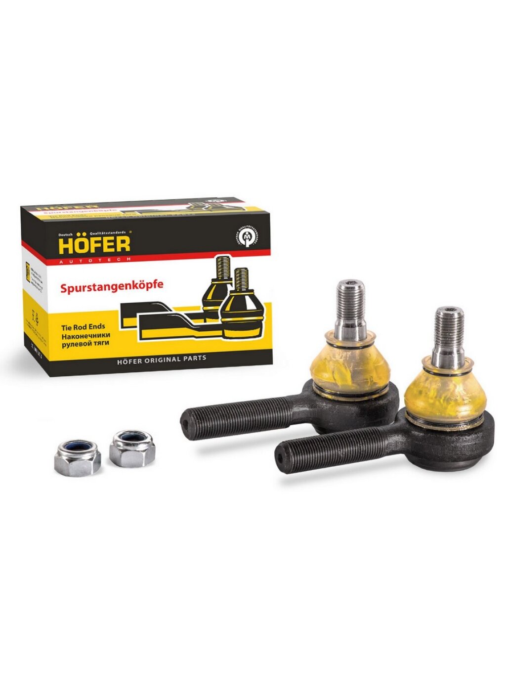 Наконечник рулевой для а/м ГАЗель 3302 (в сборе 2 шт.) правый, левый "HOFER"