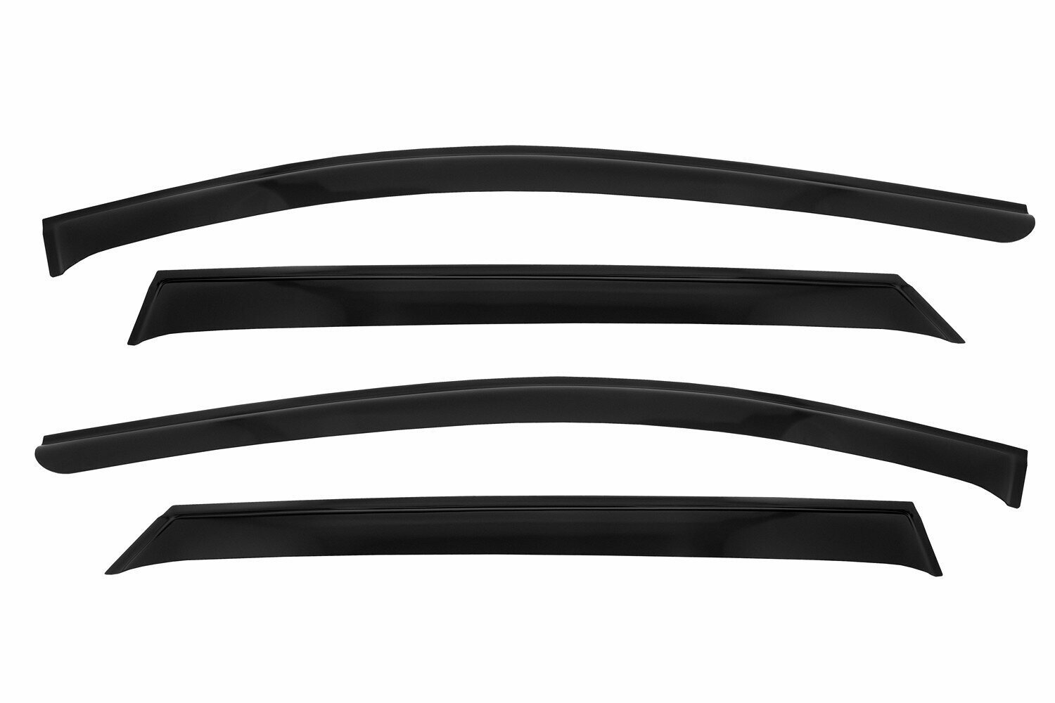 Дефлектор окон, накладной скотч 3М, 4 шт, для JETOUR Dashing 2022-, кроссовер / Джитур Дашинг