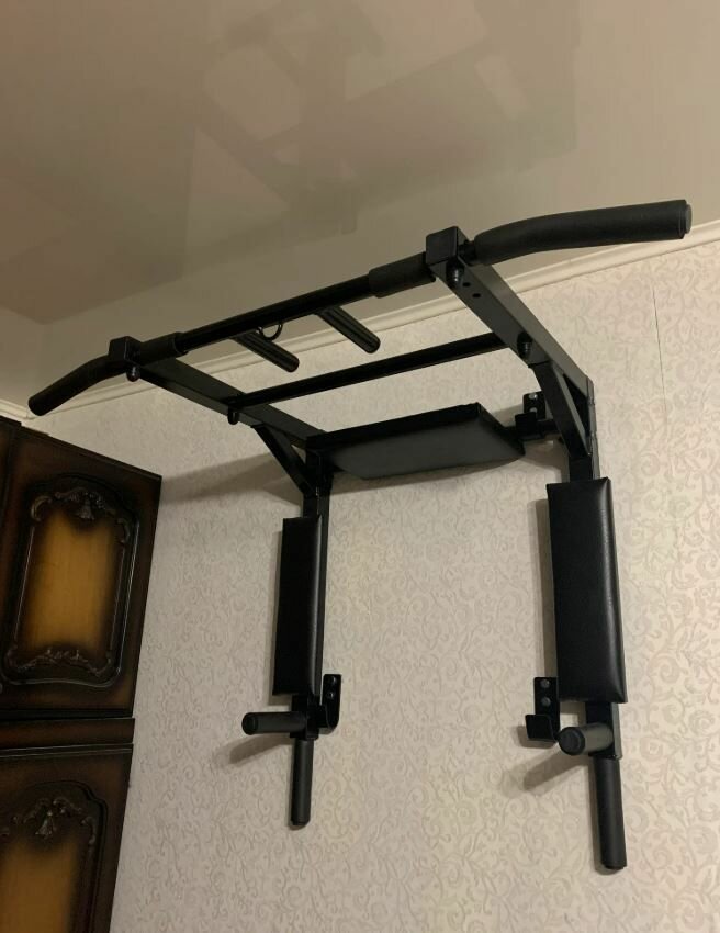 Турник SportLim Фэймос усиленный 3в1 профиль 40x40 для шведской стенки и для стены