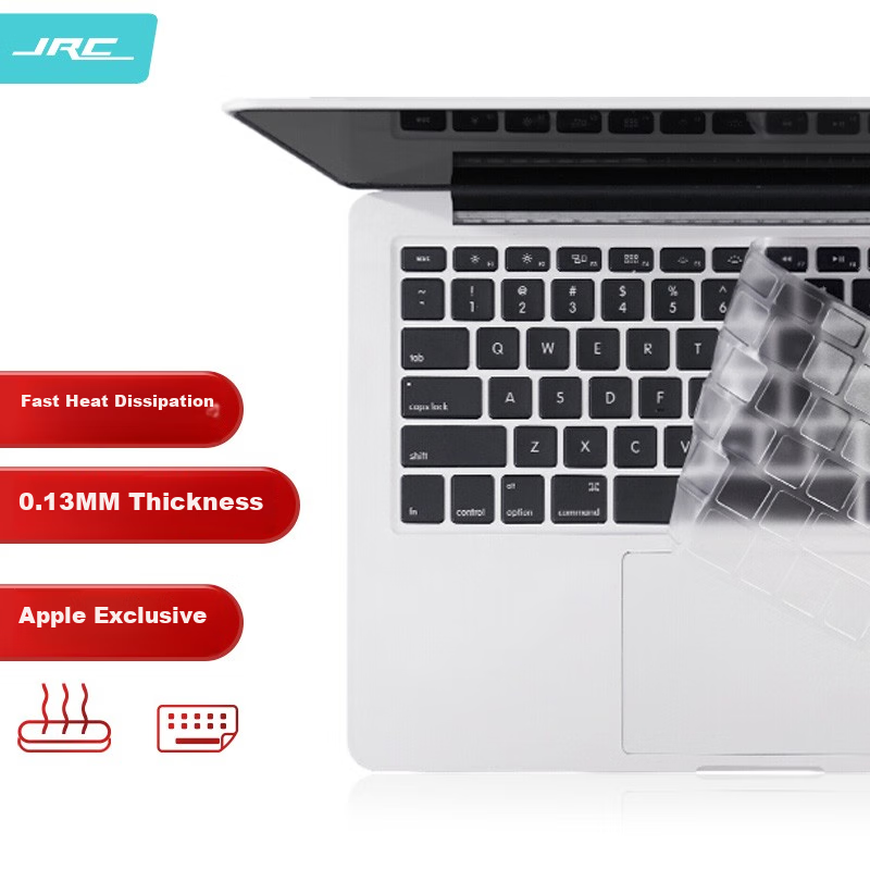 Jichuan, Apple MacBook Air 13.3-Inch Keyboard Cover, A1466/A1369 Old Laptop Keyboard Protector, TPU Ultra-Thin Invisible Transparent Waterproof Dust Cover