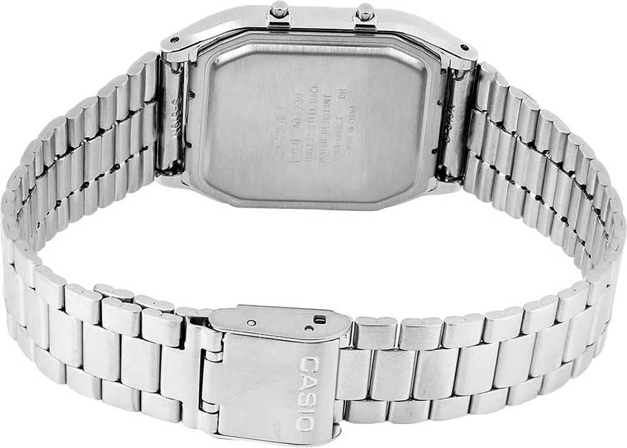 Наручные часы CASIO, зеленый, серебряный — фото 1