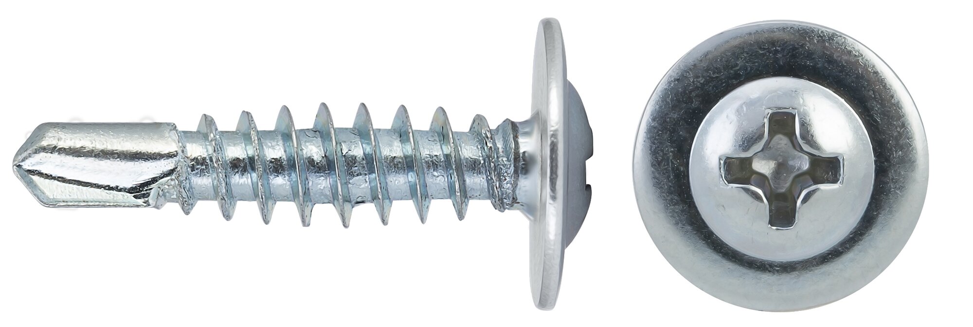 Саморезы Кач-Крепеж 0300343, для металла и гипсокартона, 4,2x16 мм, 400 шт