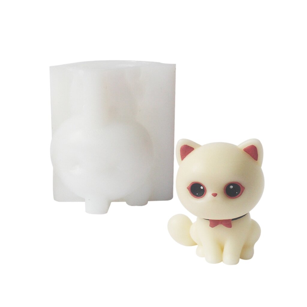 Мягкие прочные силиконовые формы для выпечки кошек Eye Liner для детского творчества на кухне