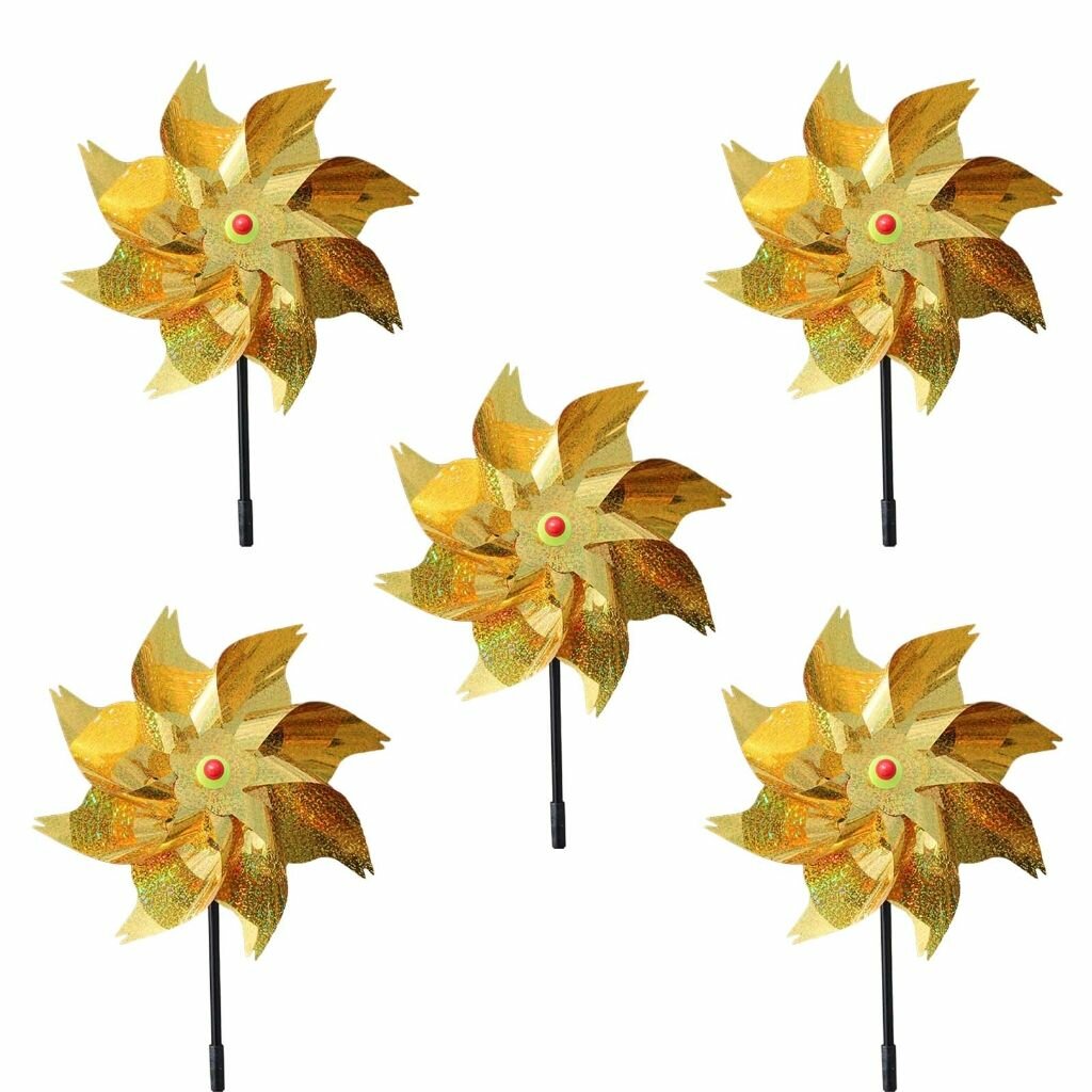 Ветряная игрушка-вертушка, Золото