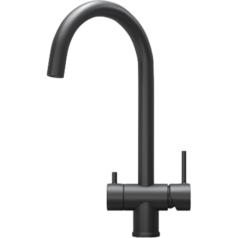 Смеситель для кухни Granula Kitchen Space 7104, черный матовый