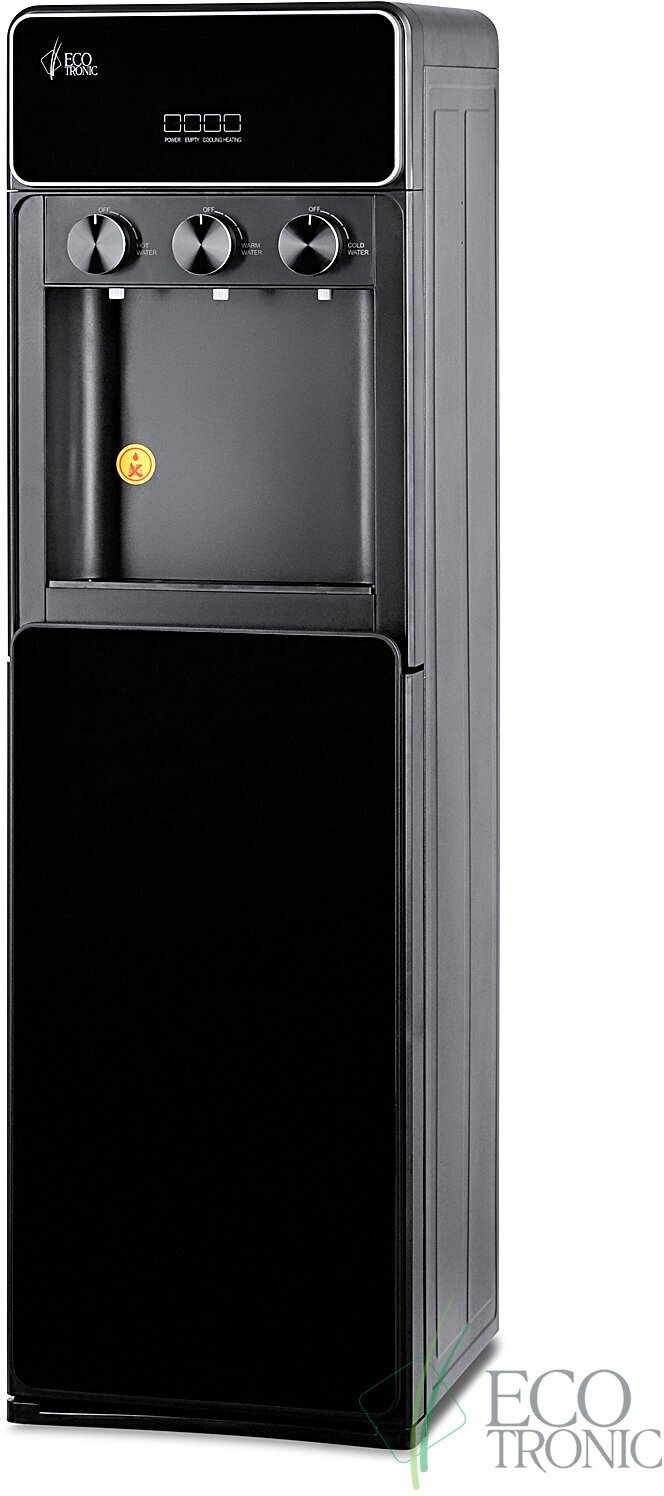 Ecotronic K42-LXE Black. Гарантия 12мес. Кулер с нижней загрузкой бутыли.
