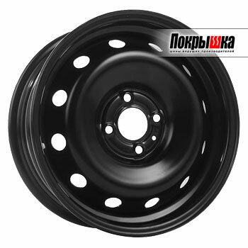 Диски штампованные ASTERRO 53A45V ED 5.5х14/4х100 D56.1 ET45.0, Black