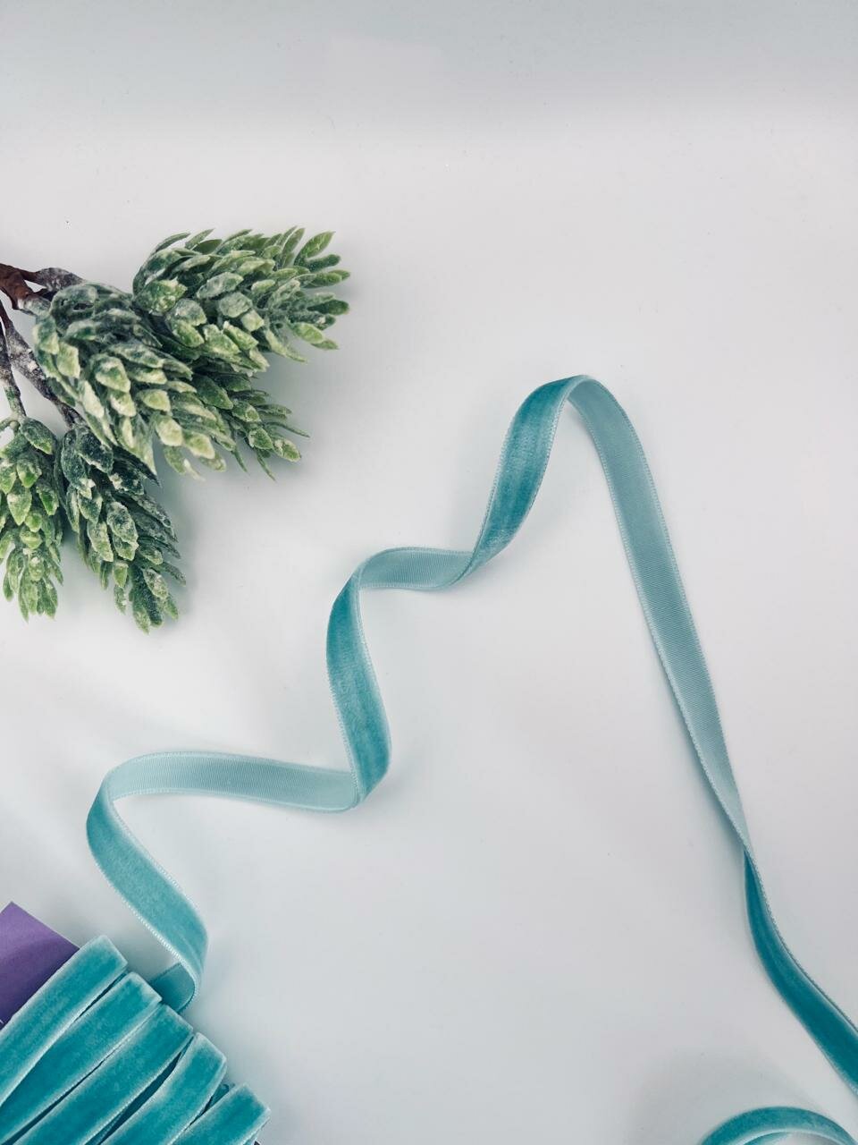 Лента бархатная 1см (5м)