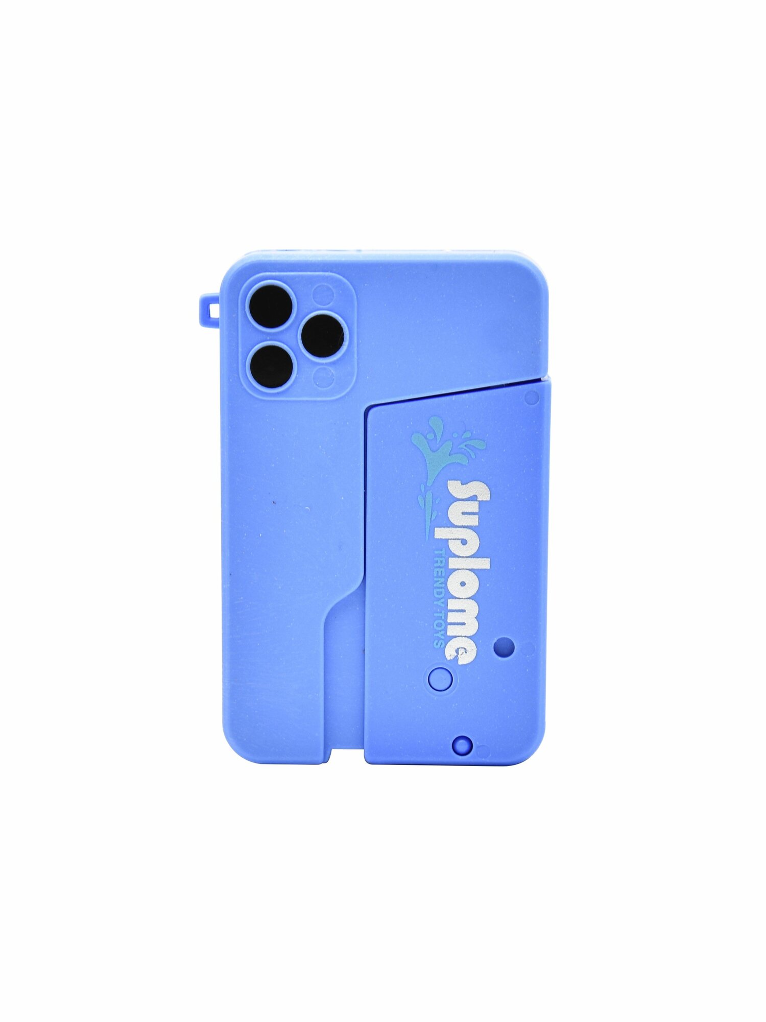 Водный пистолет 10см "Трансформер" пластиковый, голубой, 3+