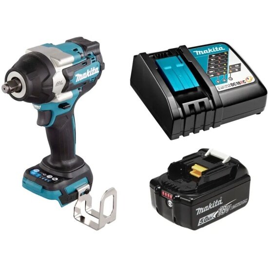 Гайковерт аккумуляторный ударный Makita DTW700RT1J LXT