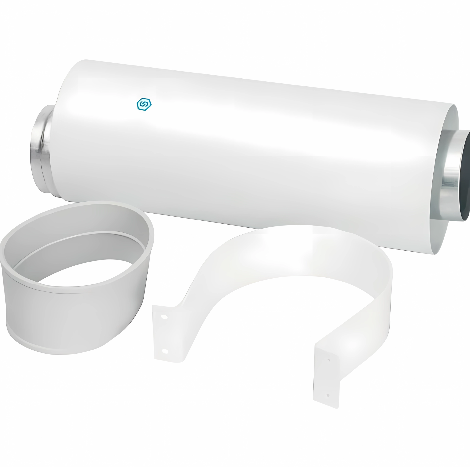 Труба коаксиальная 60/100 без наконечника 0,25 м STOUT (SCA-6010-000250)