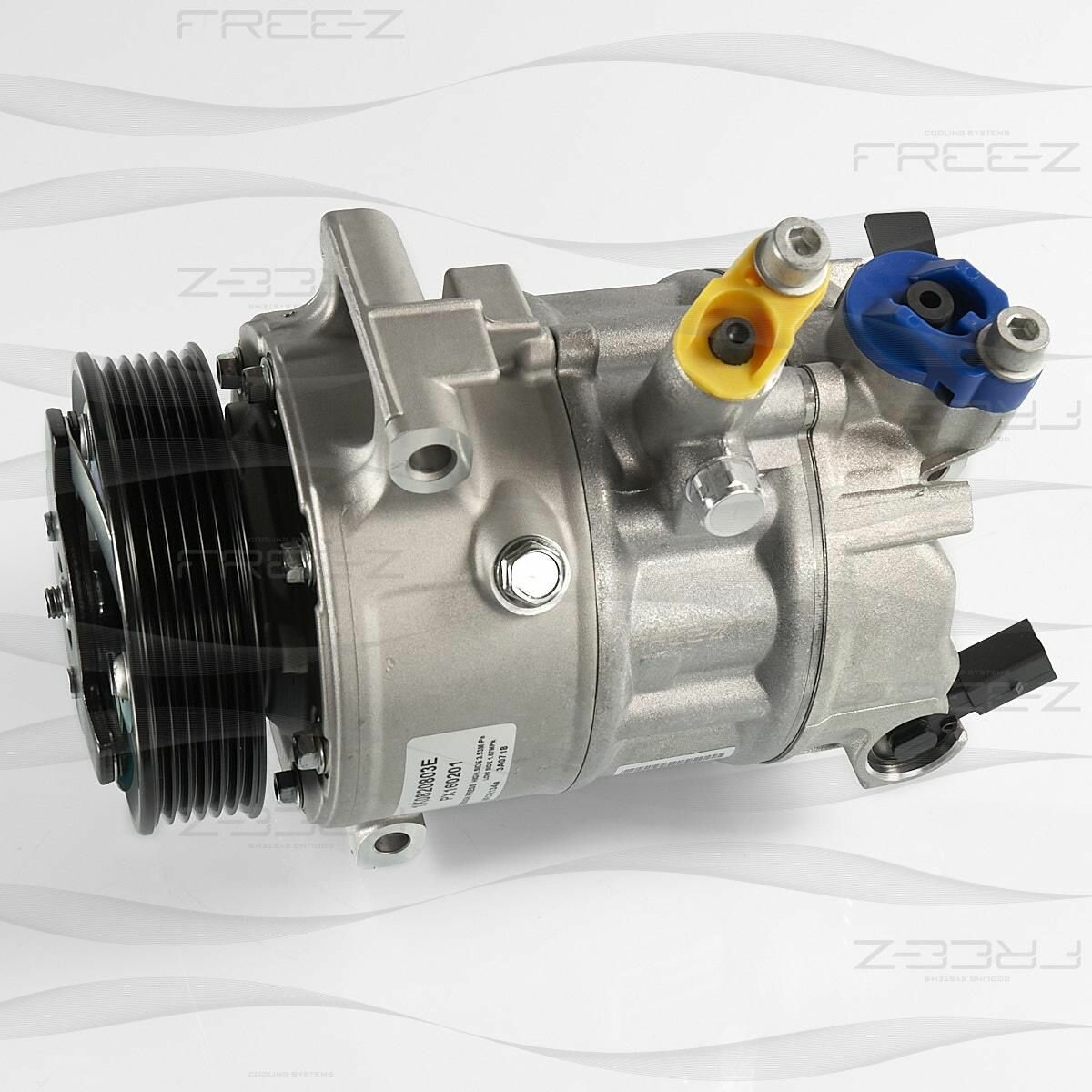 Компрессор кондиционера для Шкода Октавия 2, 3, Рапид, Фольксваген Поло, Тигуан KC3018 FREE-Z