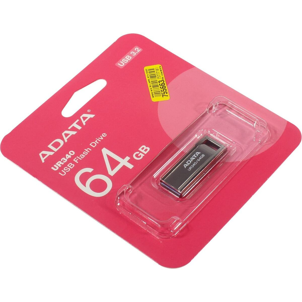 Adata UR340 AROY-UR340-64GBK 64 Гб Arctic Grey