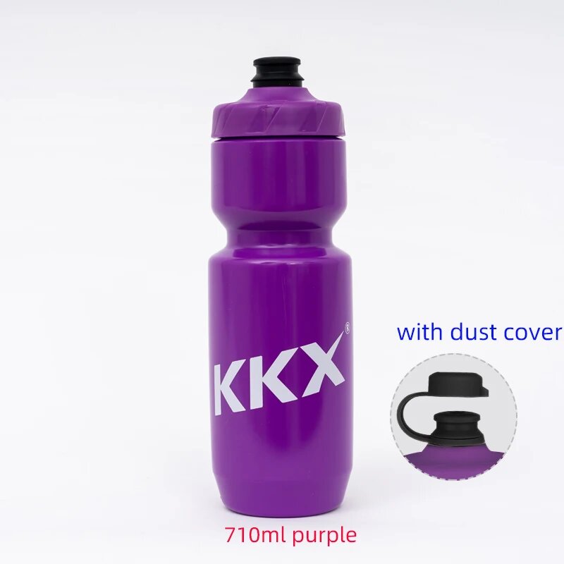 KKX Бутылка для воды 620/710 мл для велоспорта Фиолетовый, 710ml purple