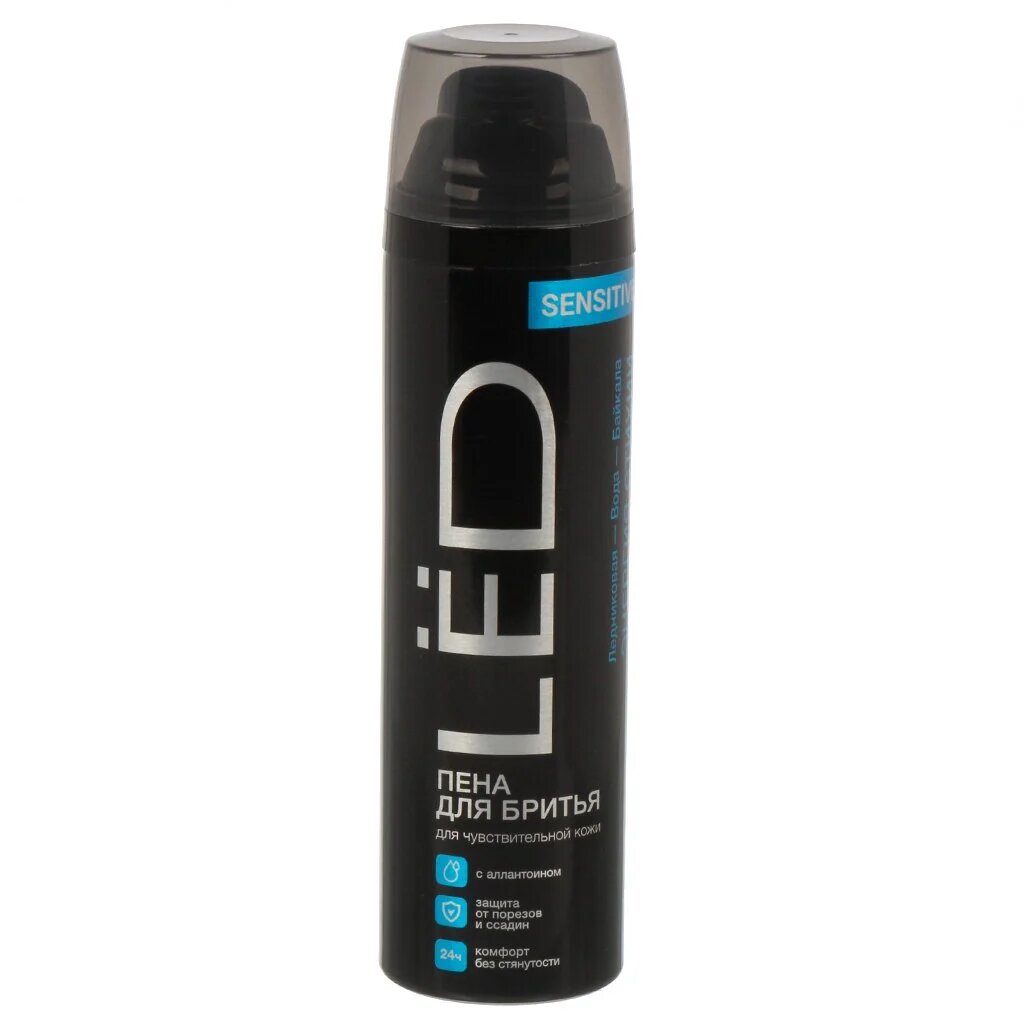 Пена для бритья Lёd Энергия стихии для чувствительной кожи, 240 мл