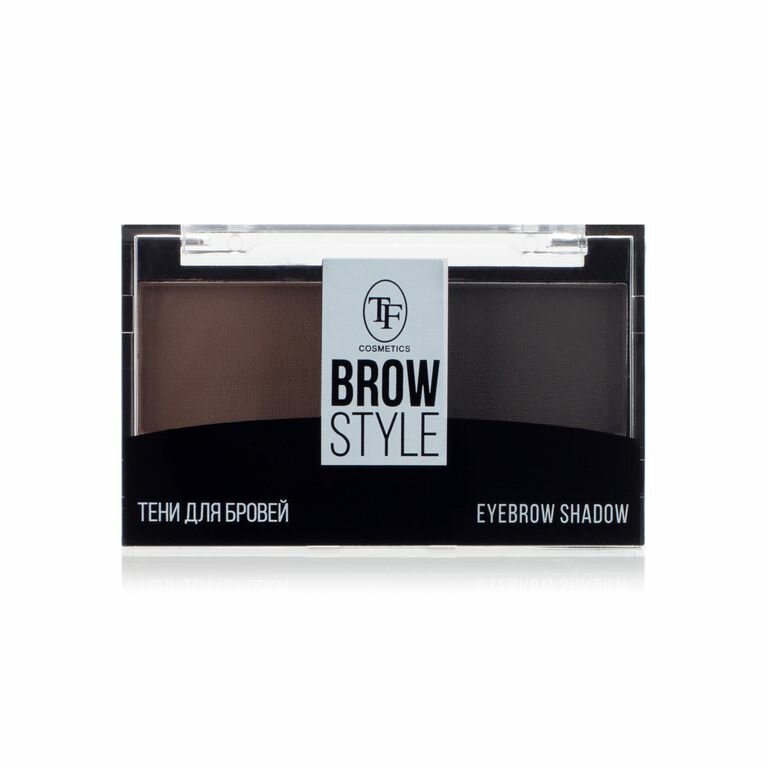 TF cosmetics Тени для бровей BROW STYLE тон 53 Driftwood Темно-коричневый и черный бархат