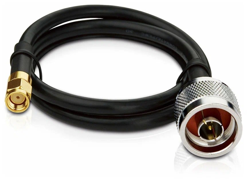 Кабель TP-Link  2.4GHz & 5GHz, 0.5м черный N-type (m)-SMA (f)