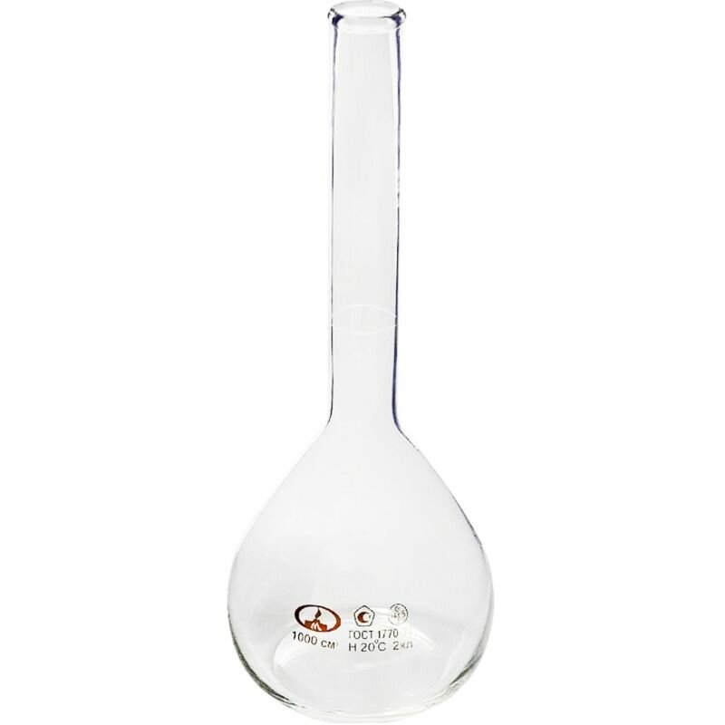 Колба 1-1000-2 (мерная), 2 шт/уп, 10001123