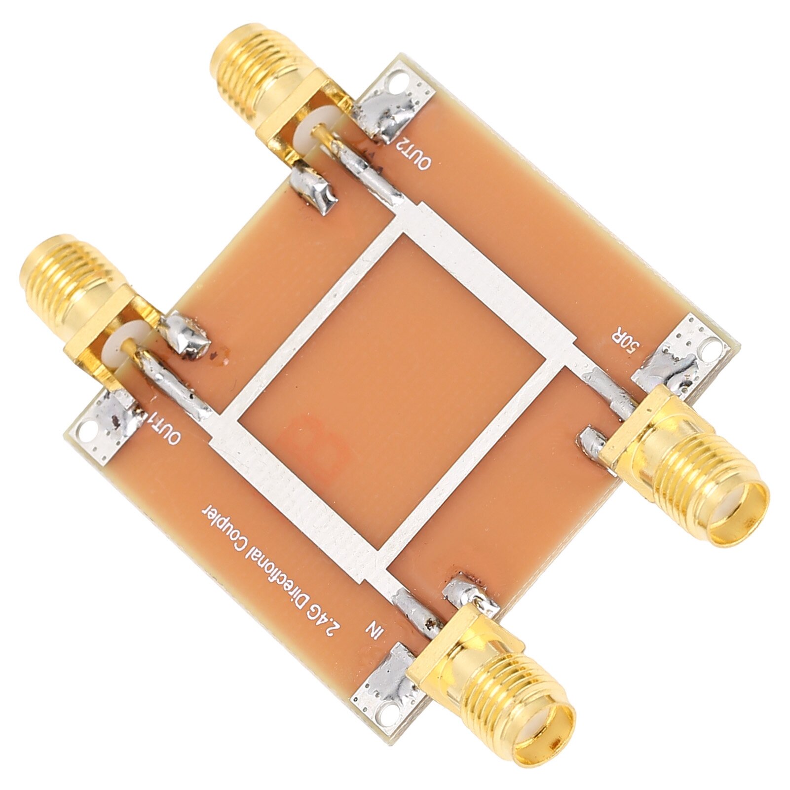 Модуль Делитель Мощности, Дирекционный Коплер, Мост, Микрополосковая Схема, Компоненты для Тестирования, Диапазон Частот 2.3-2.5 ГГц, Материал PCB, Пакет Включает 1 Штук