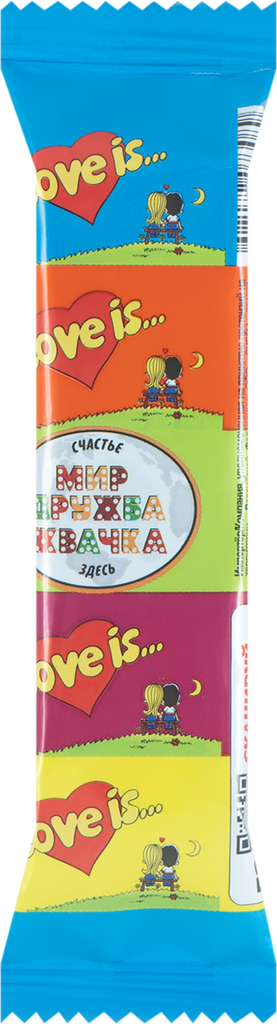 Жевательная резинка LOVE IS ассорти вкусов, 21г