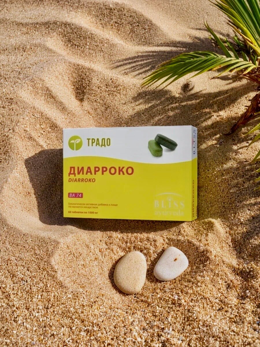 Диарокко традо - натуральная поддержка при диарее, нормализует кишечный иммунитет 60 таб.