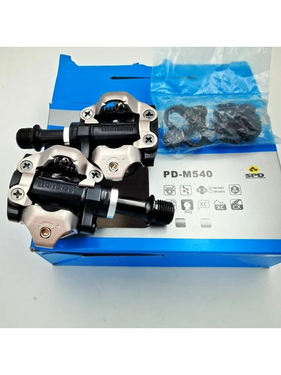 Shimano PD-M540 SPD Pedals Аксессуары Для Велосипеда