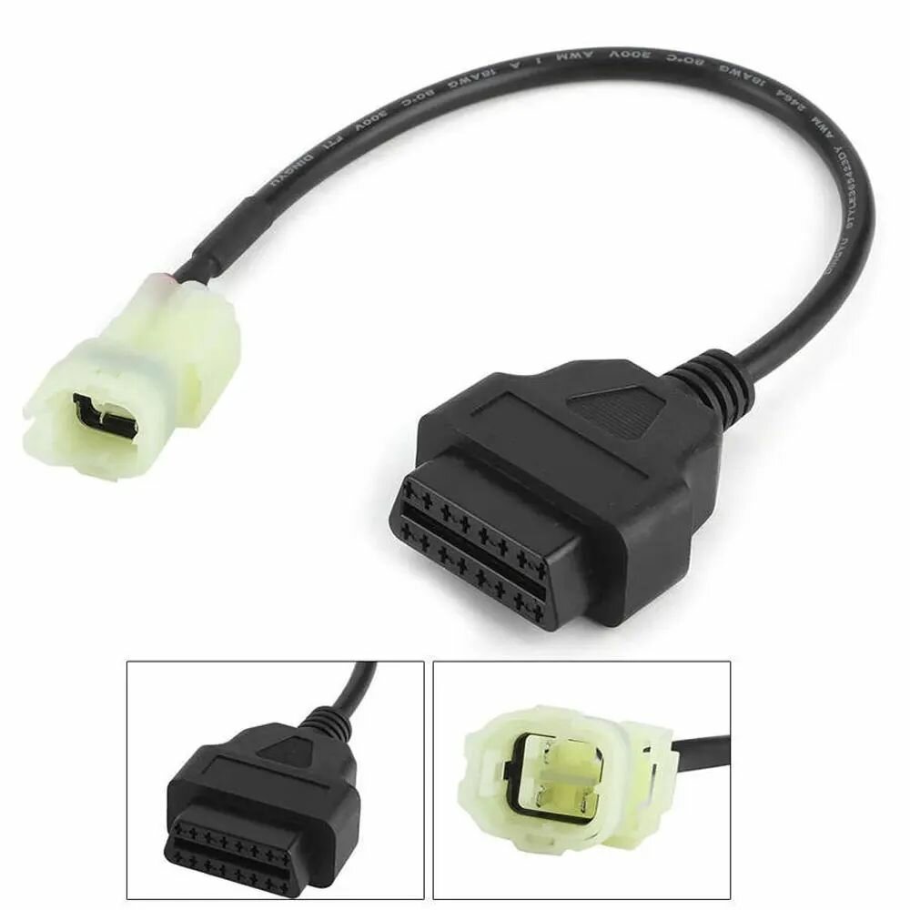 Переходник для мотоциклов Honda 4 pin на OBD2