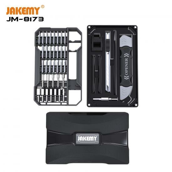 Набор инструмента для ремонта электроники JAKEMY JM-8173 69в1, Для смартфонов, ноутбуков и планшетов