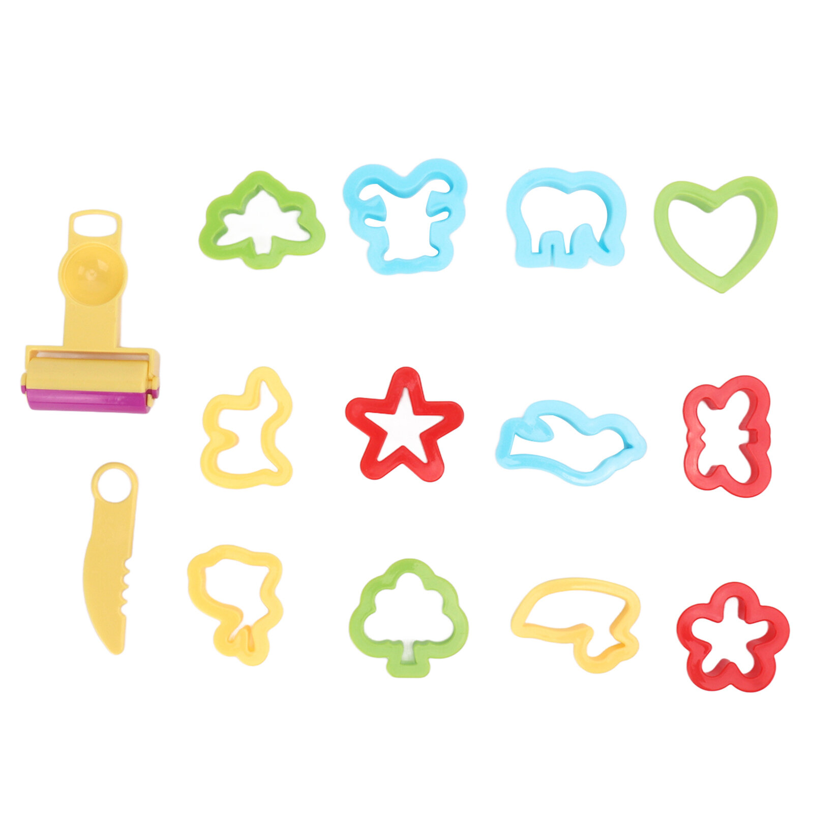 Формы для лепки из АБС-пластика, легко моются, подходят для самостоятельного изготовления, обучения и отдыха, в форме животных, для дома и школы.