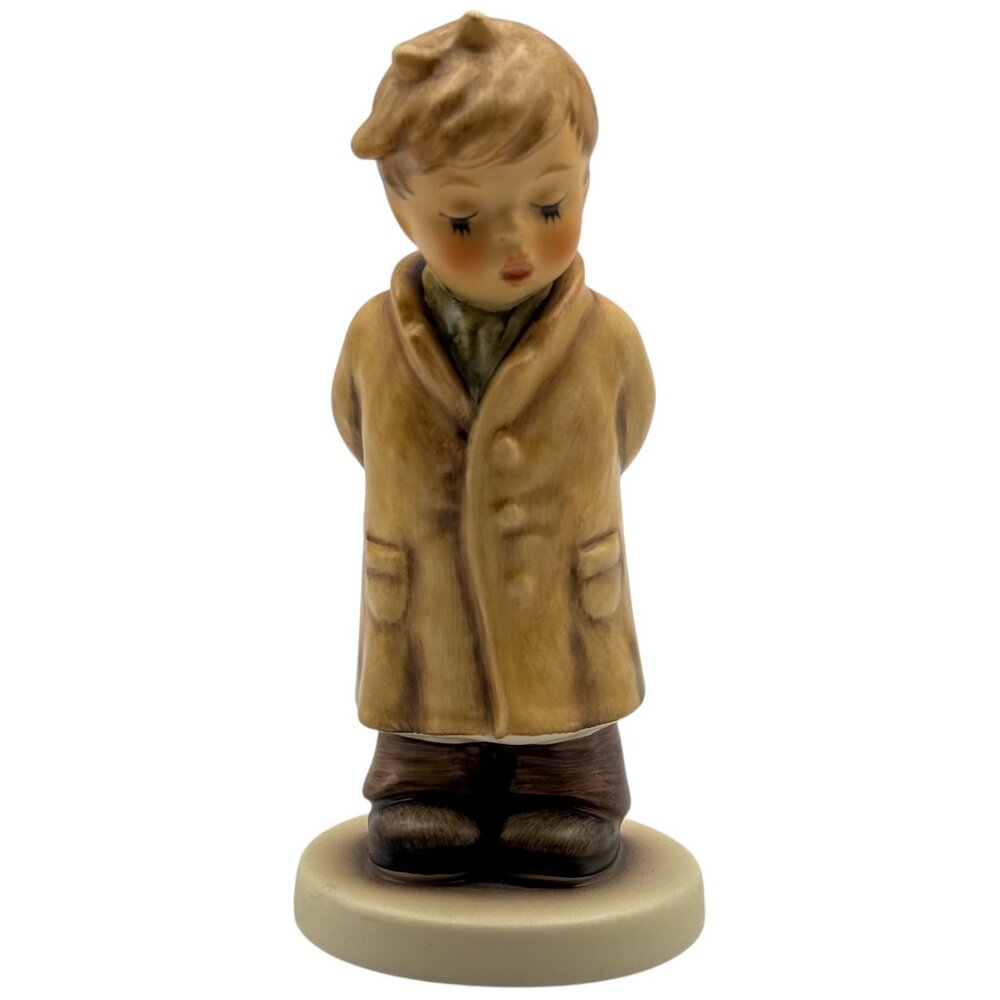 Фарфоровая статуэтка "Слишком застенчив, чтобы петь", 10 см, Hummel M.I, 2002 г, Goebel, Германия