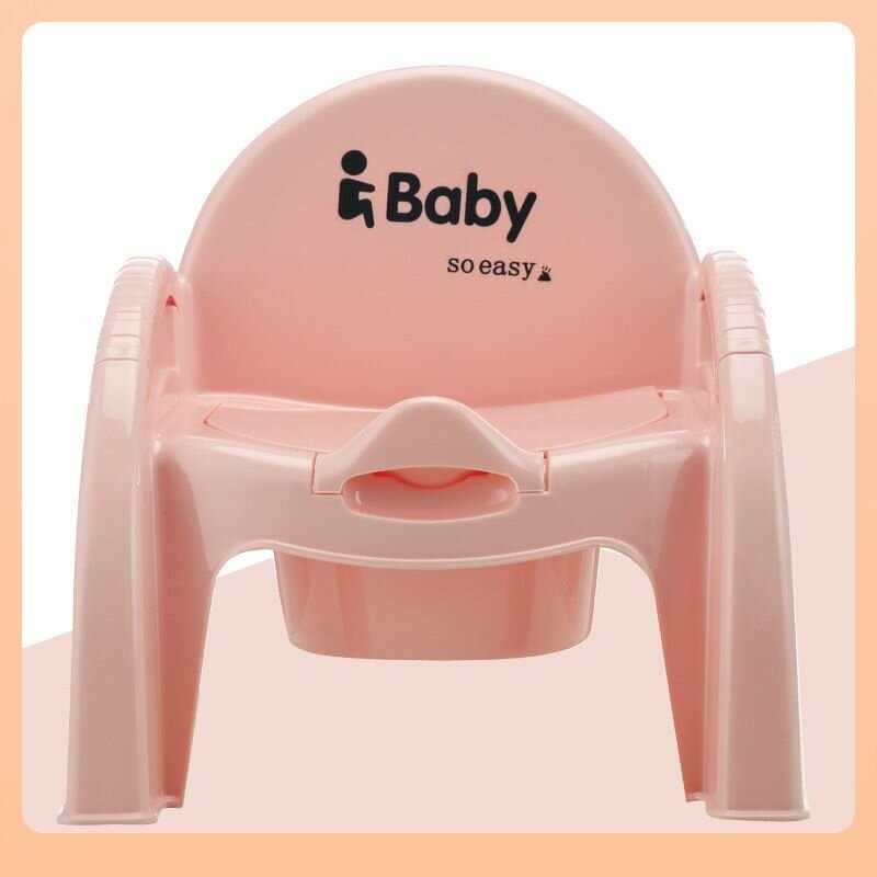 Горшок стульчик детский пластиковый для мальчика и девочки, со съемной чашей, крышкой, спинкой Горшок-стульчик