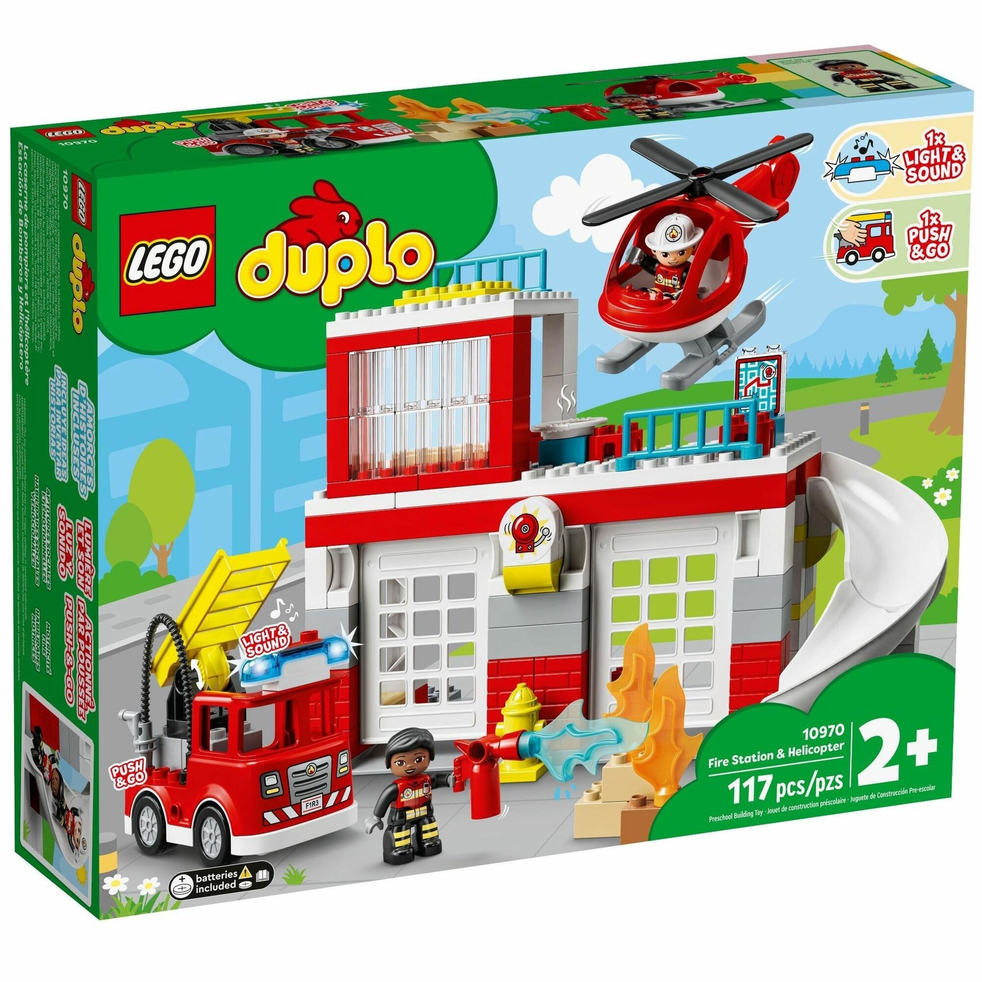 Конструктор LEGO DUPLO 10970 Пожарная часть и вертолёт
