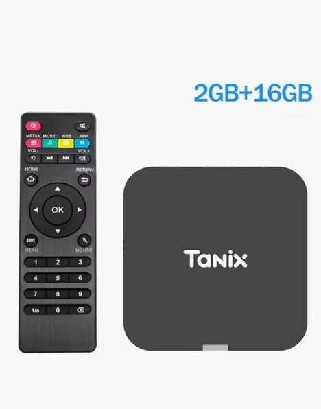 Смарт ТВ приставка андроид Tanix 2 16гб. Прошитая. 7000 тв каналов + кино