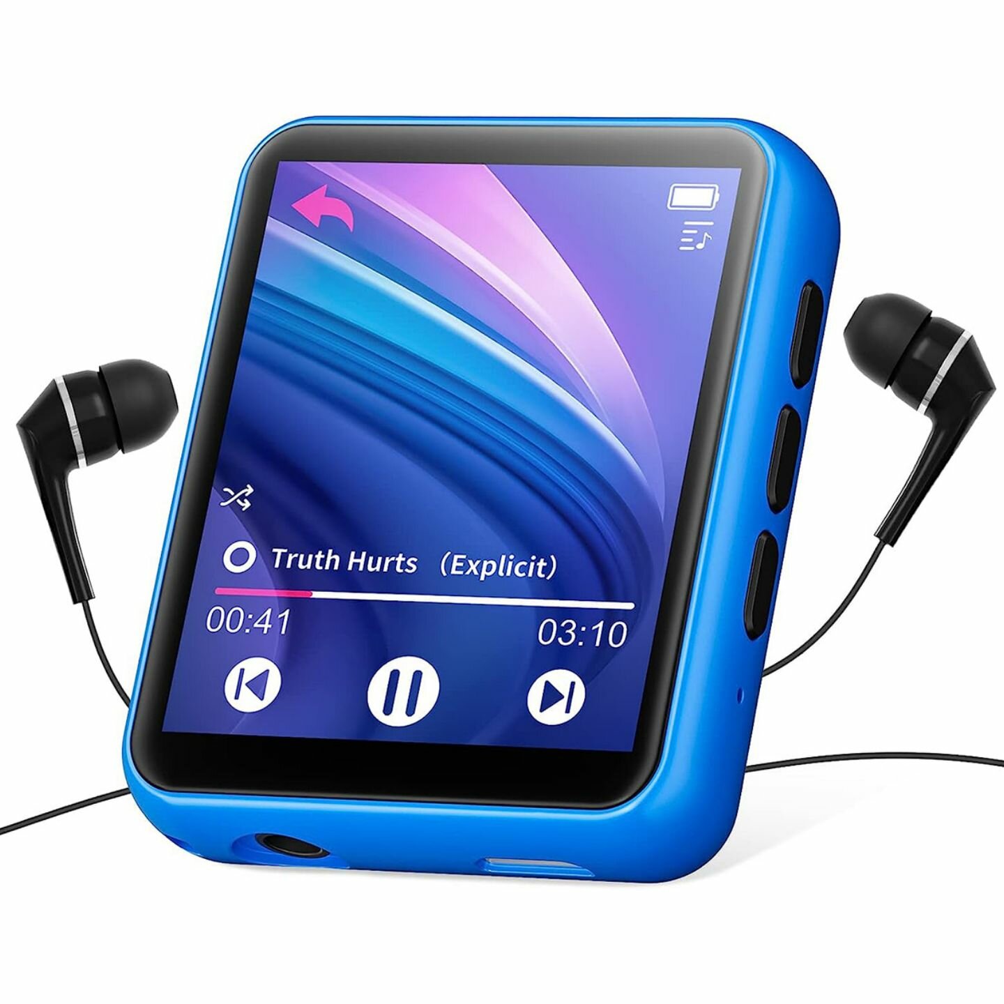 32GB MP3-плеер Bluetooth 5.3 сенсорный экран музыкальный плеер с динамиками Hi-Fi Lossless звук FM-радио записи электронной книги до 128 ГБ