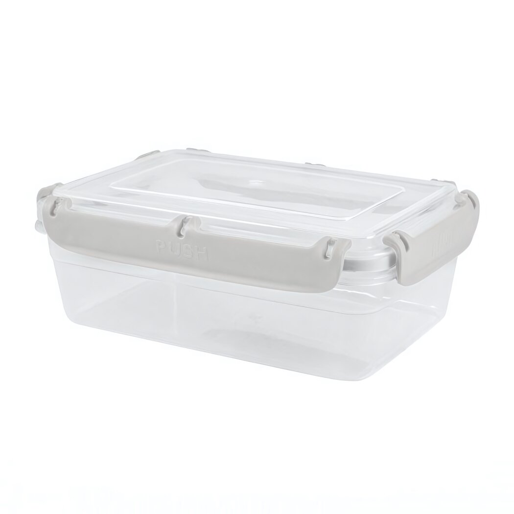 Контейнер BERGEN 0,8л с защелками, герметичный, пластик, Россия