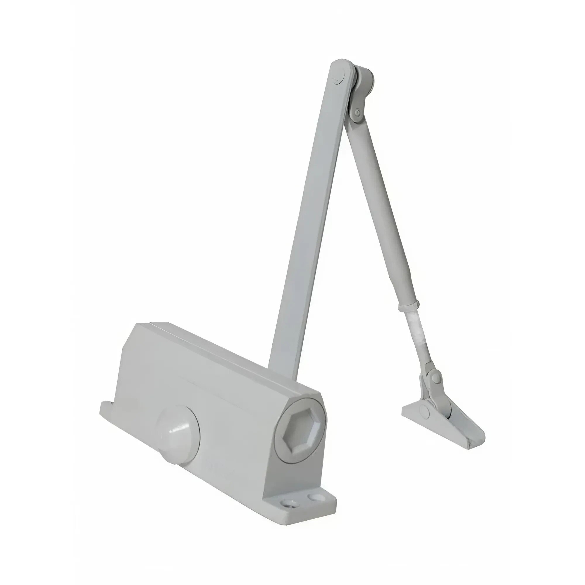 Доводчик дверной Trodos (TD-180) цвет белый, для дверей до 180 кг