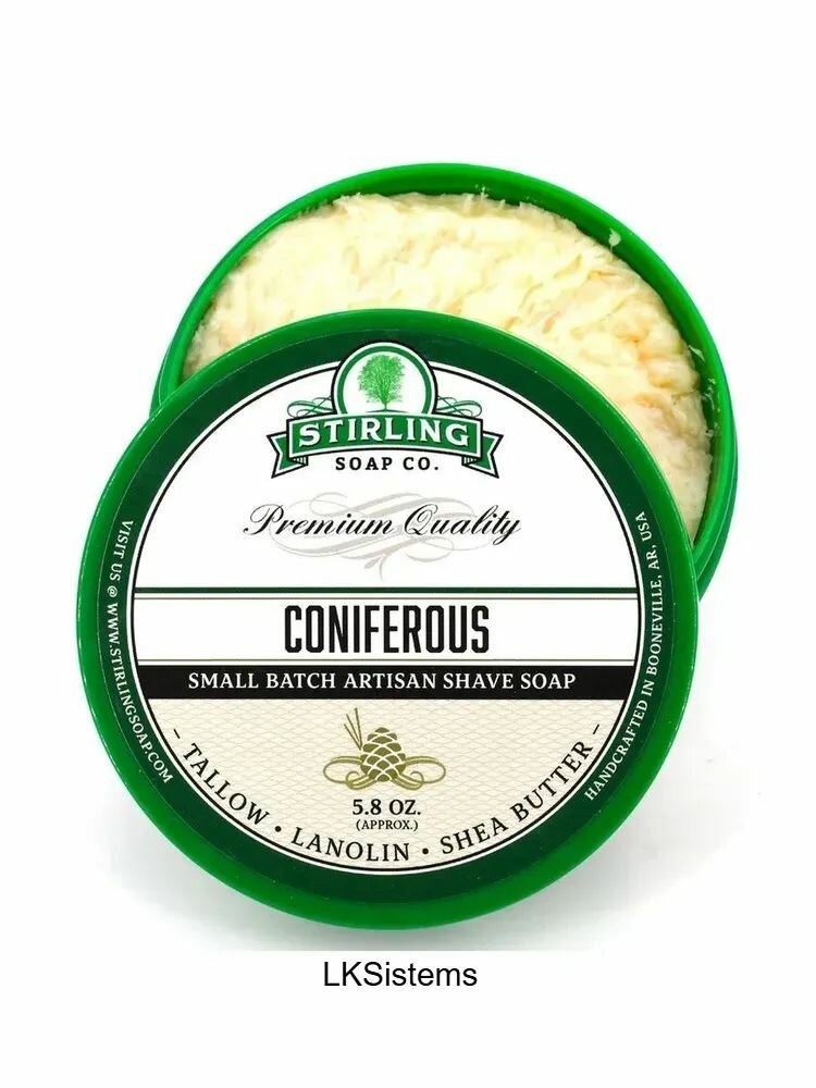 Stirling Мыло для бритья Coniferous