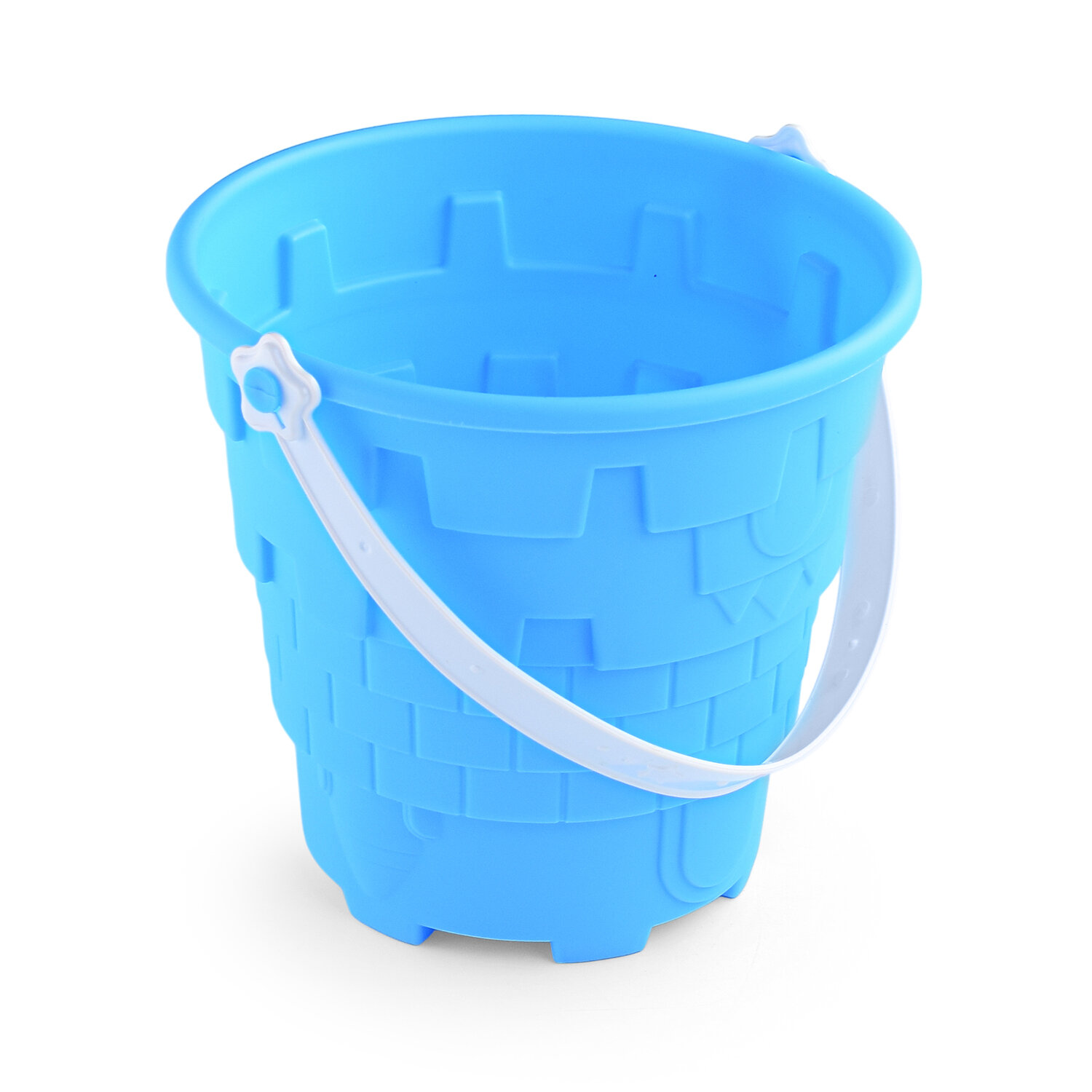 Ведро большое синее Нордпласт, 19x12x18 см, детям от 3х лет.