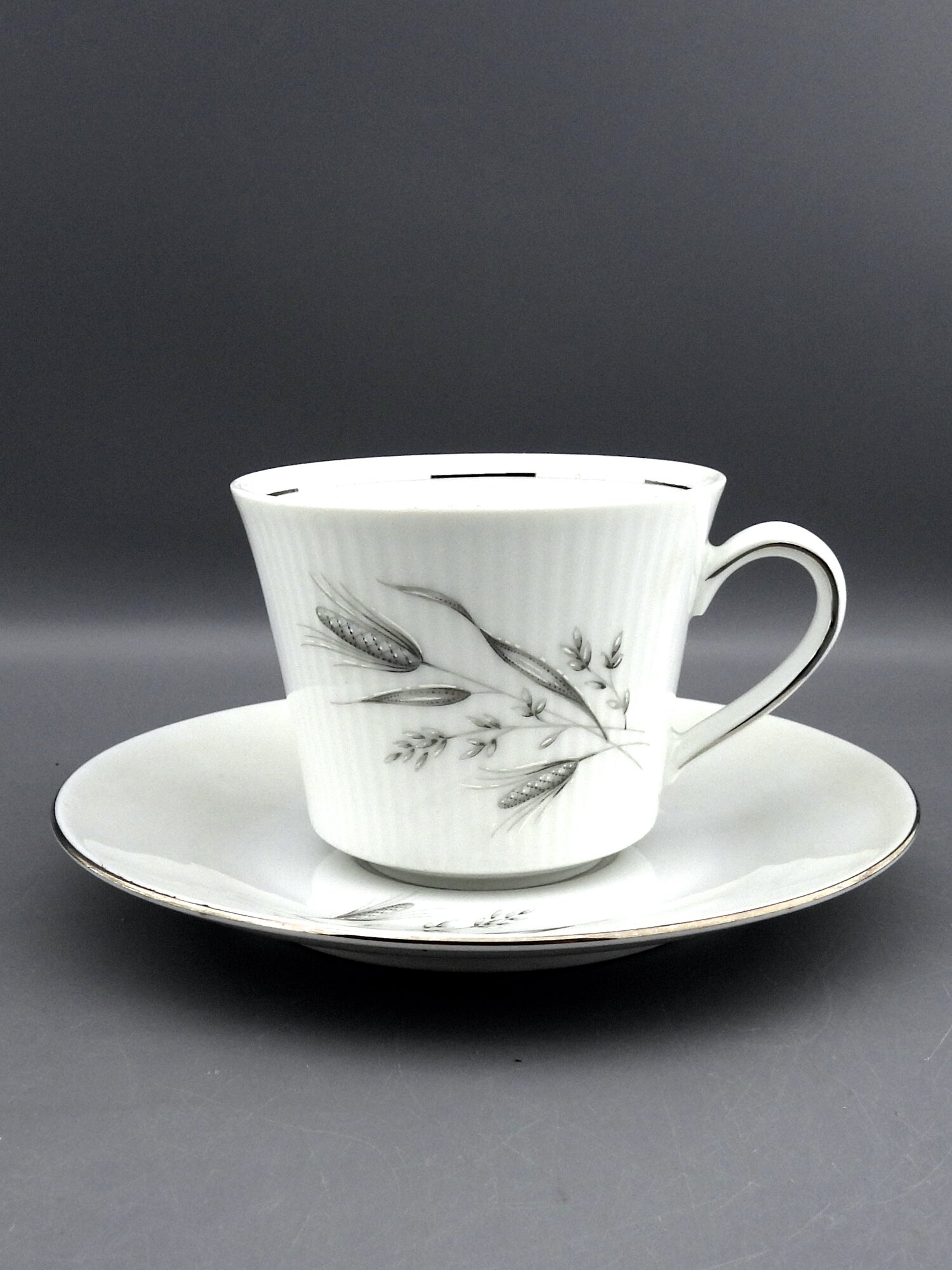 Чайная пара "Колоски" фарфор Heinrich Winterling 1960-е гг