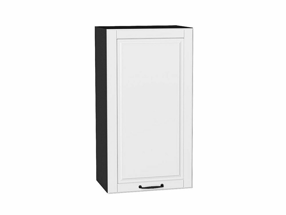 VVT Шкаф верхний с 1-ой дверцей Дублин Graphite, Special White, 920, 500 В*Ш*Г 920*500*318, фасад МДФ Special White, корпус Graphite Special White