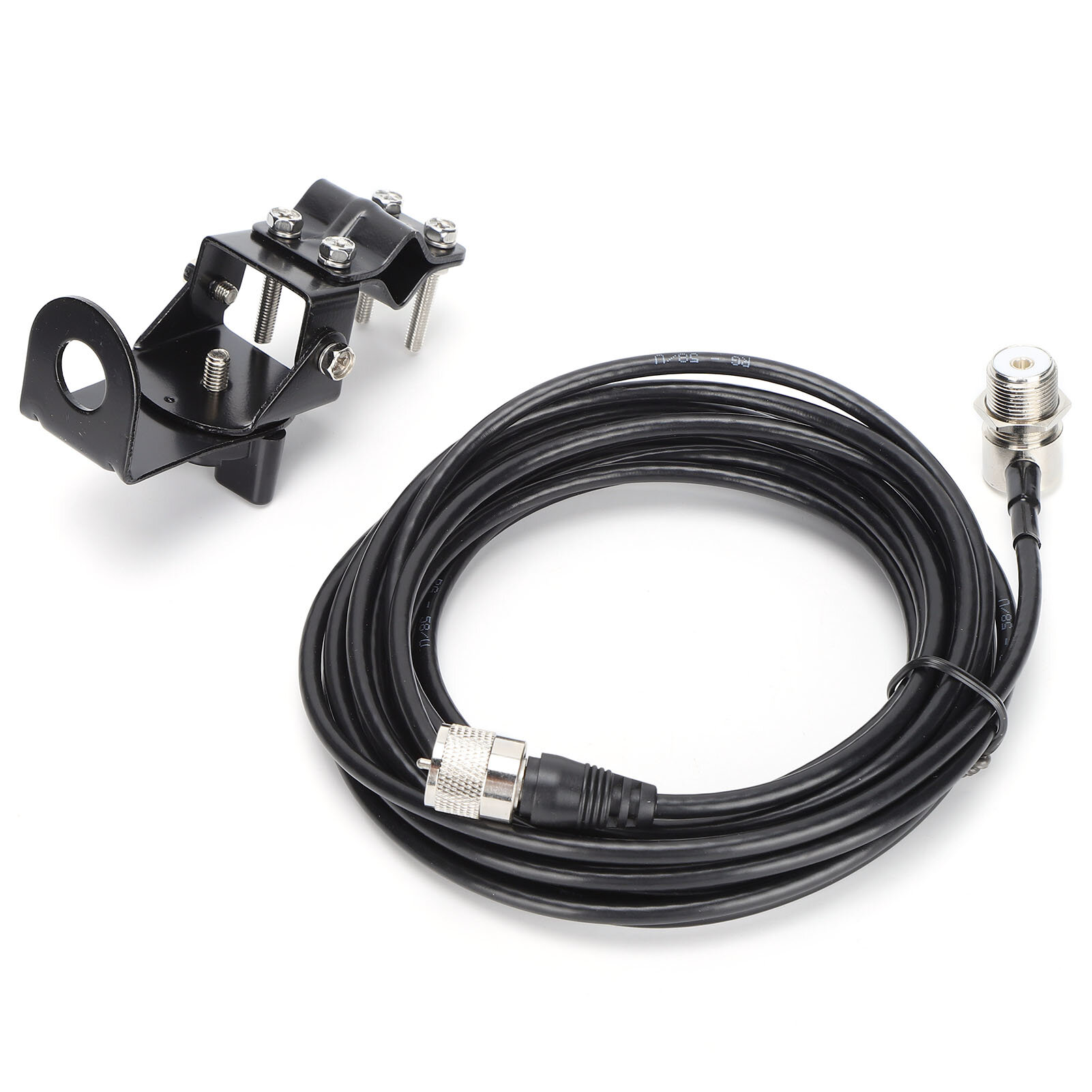 Регулируемый монтажный кронштейн автомобильной антенны с удлинителем 5 м. Крышка багажника хэтчбекRB-46 + RG58