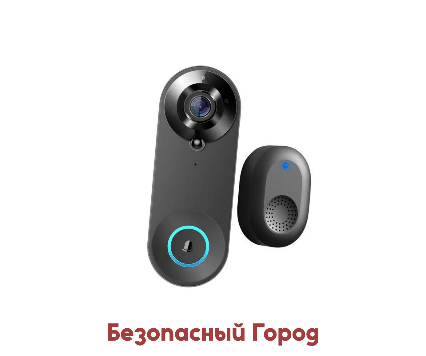 IP домофон для входной двери Tuya Wi-Fi iхоум Мод: SW3-Туйя (Z67092UT) с записью на SD карту и датчиком движения. Дверной глазок - IP домофон. Камера