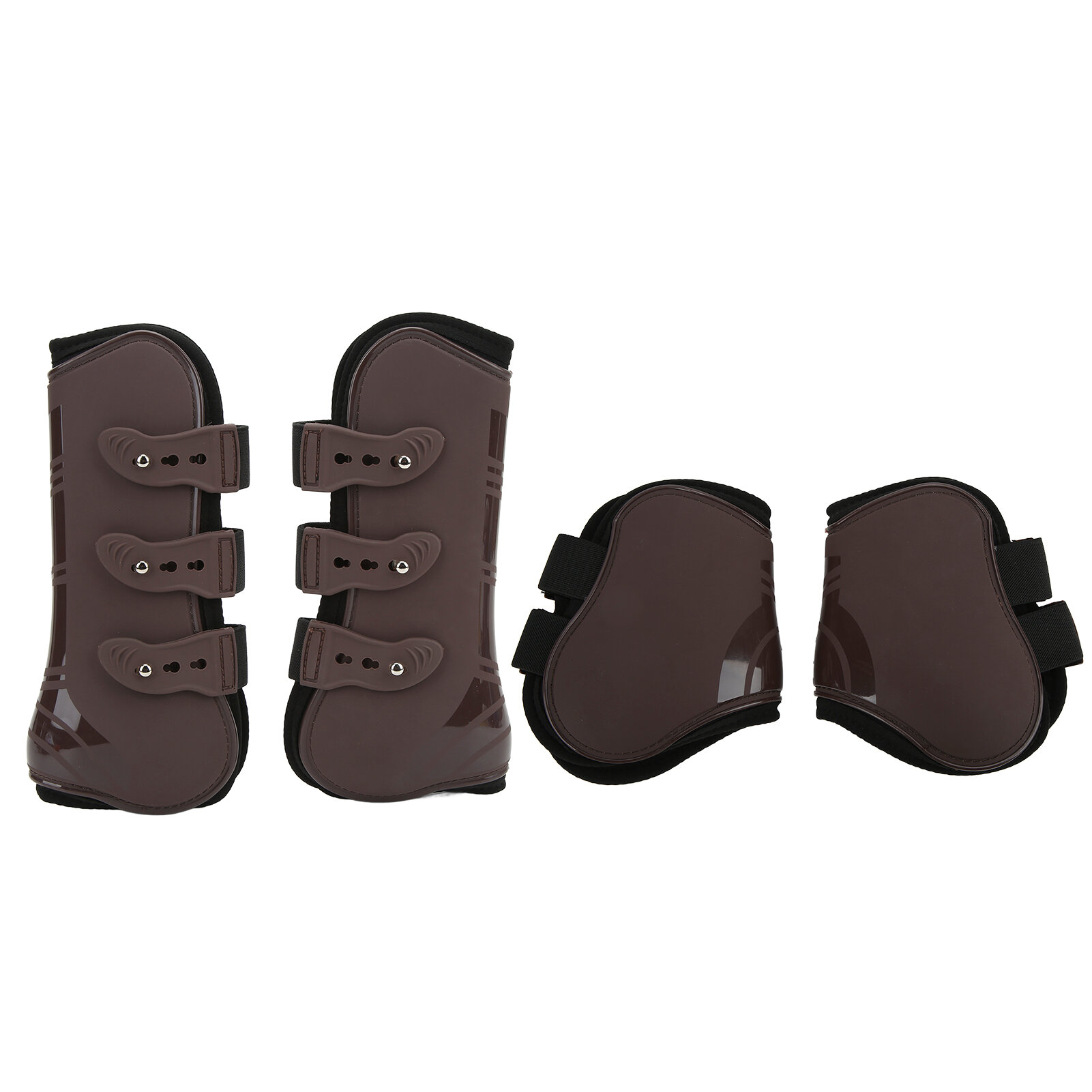 4pcs Horse Front Hind Leg Boots Pu неопреневые сухожильные сухожили
