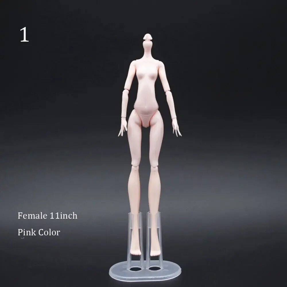 Кукла 1/12 белая пластиковая 1