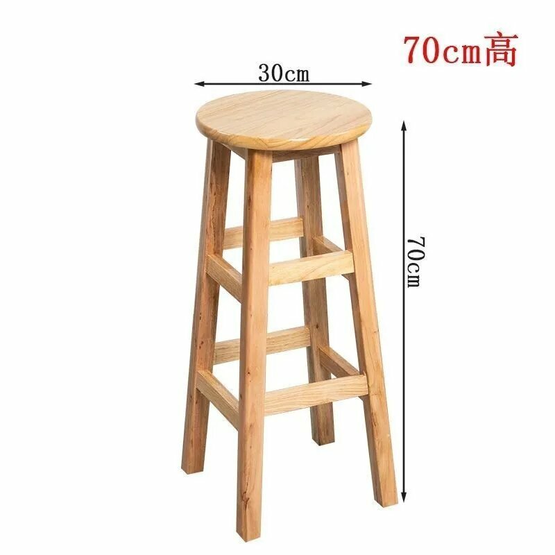 Барный стул Барный стул. Высокий стул, деревянный стул, табуретка округлой формы, 1 шт.