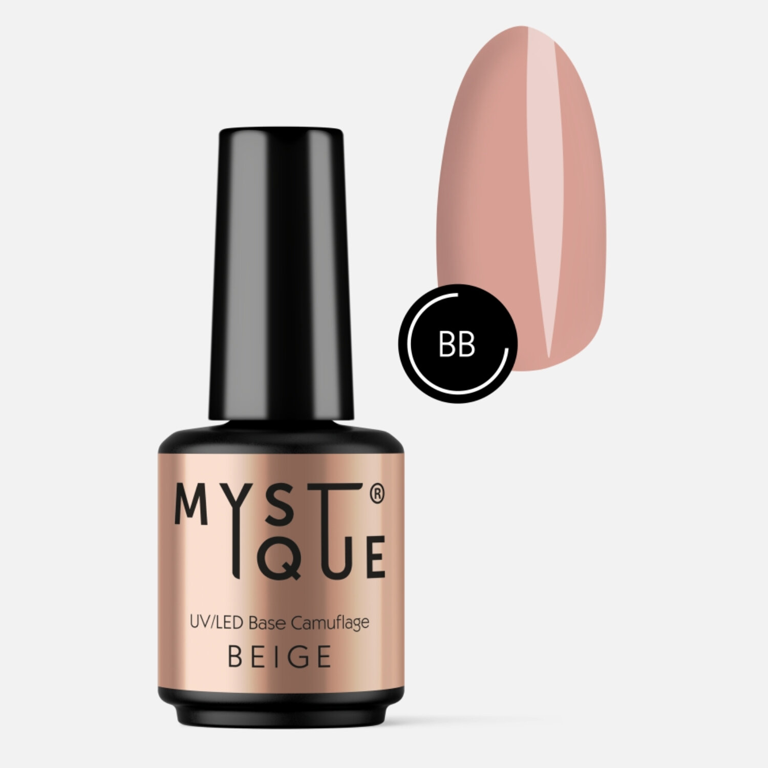 Камуфлирующая база для гель-лака Mystique Beige 15 мл