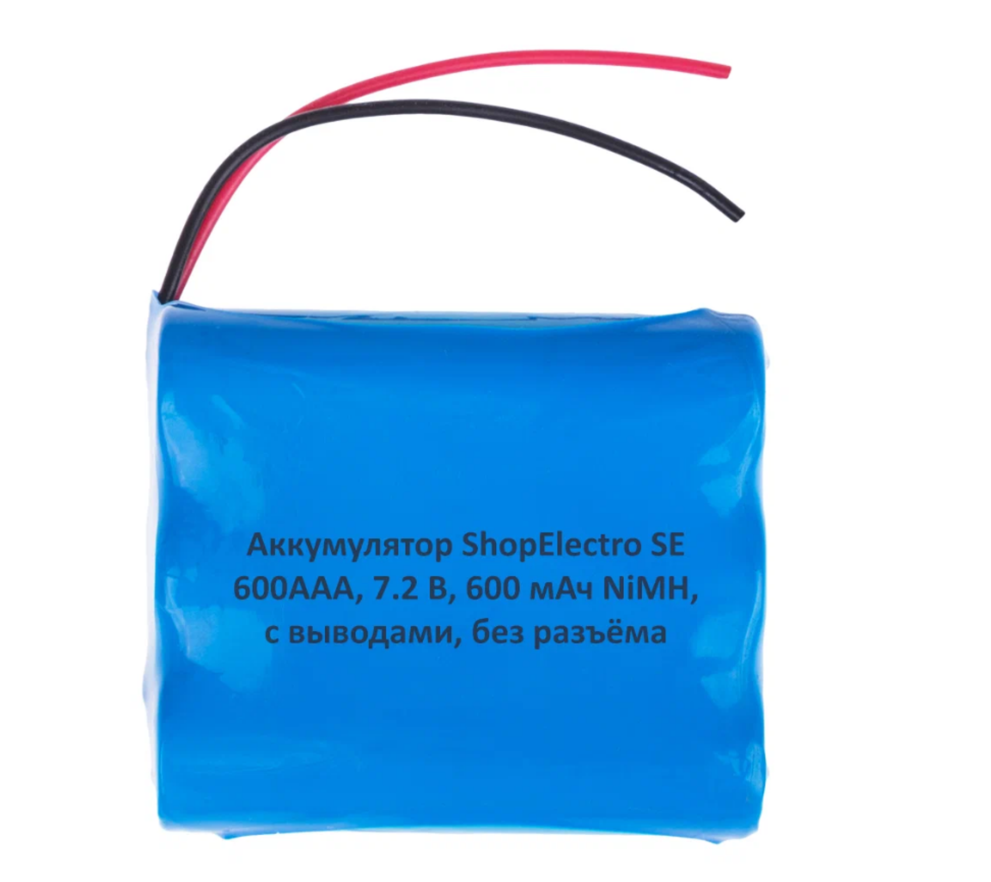 Аккумулятор ShopElectro SE 600ААА, 7.2 В, 600 мАч/ 7.2 V, 600 mAh, NiMH, с выводами, без разъёма (2)