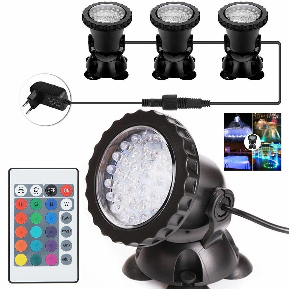 RGB IP68 Водонепроницаемый Садово-парковый светильник